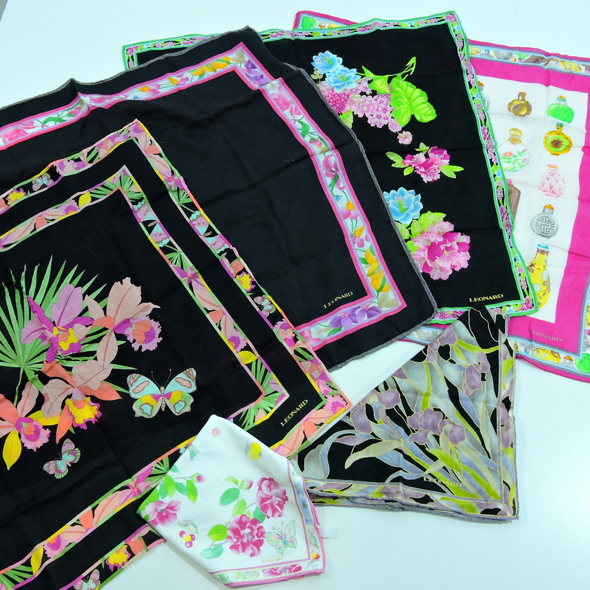 FREE LEONARD レオナール ハンカチ 6枚セットまとめ売り レディース ZB1(女性用)｜売買されたオークション情報、yahooの商品情報をアーカイブ公開 - オークファン ...