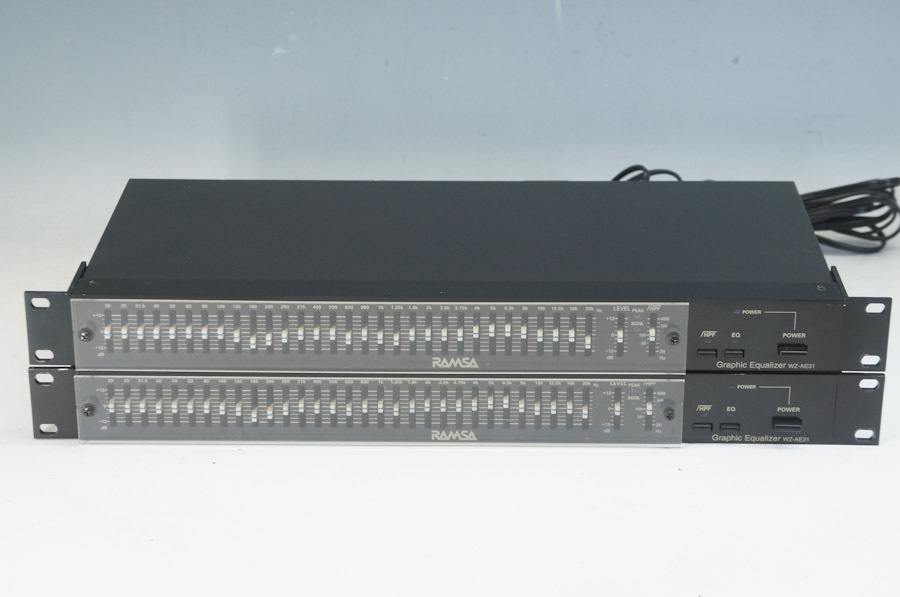 RAMSAラムサ WZ-AE31 グラフィックイコライザー 2台セット 393f18(イコライザー)｜売買されたオークション情報、yahooの ...