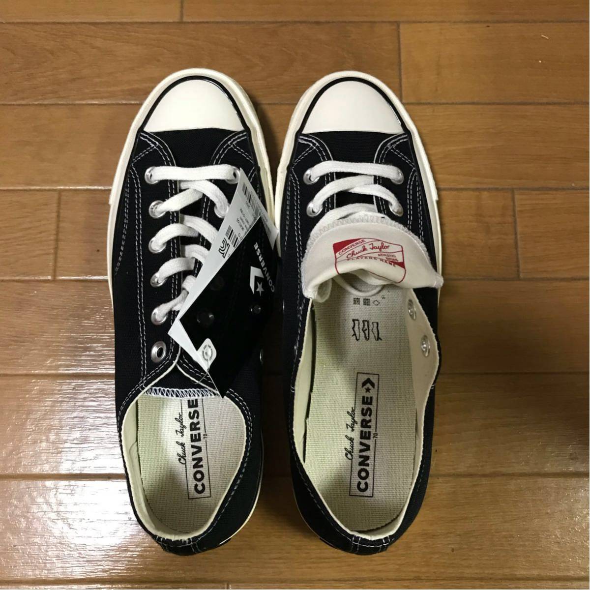 27.0.cm converse チャックテイラー chuck taylor ct70 black ブラック 復刻 三ツ星 addict 162058C(27.0cm)｜売買されたオークション ...