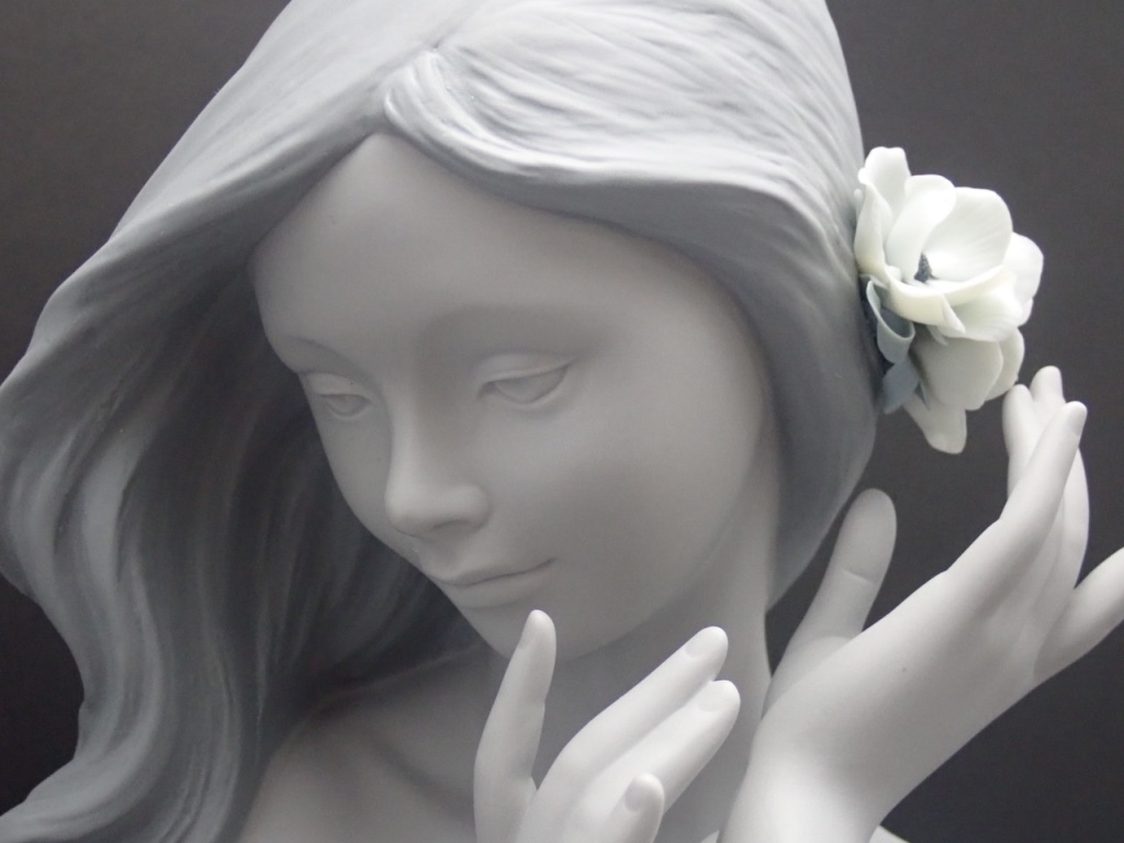 最終sale デッドストック 月光 リヤドロ 幻の名作 MOON LIGHT LLADRO 500体限定 ムーンライト プリビレッジ 廃盤 花 ...