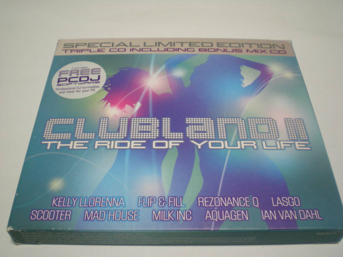3944 CD Clubland Ⅱ THE RIDE OF YOUR LIFE 2枚組み+ボーナスCD付き RIDE1 RIDE2 ...