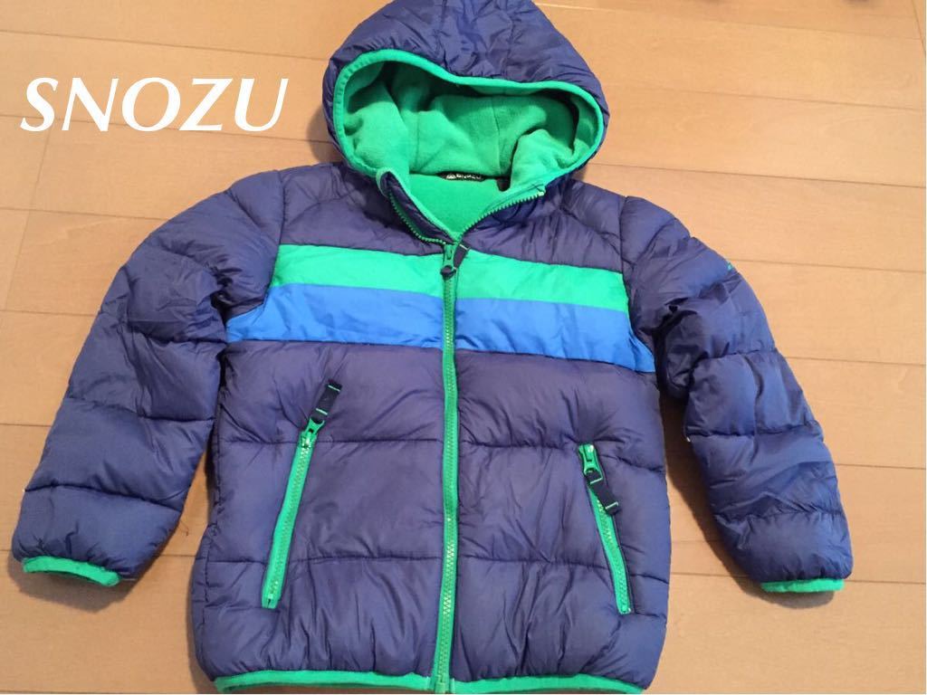 SNOZU コストコ キッズダウンジャケット 青120.130(130（125～134cm）)｜売買されたオークション情報、yahooの商品 ...