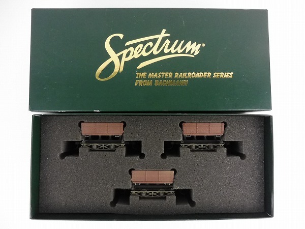 2-50 HOゲージ バックマン on 30 logging and mining cars - die cast wood side-dump car 3box Bachmann 鉄道模型 ...