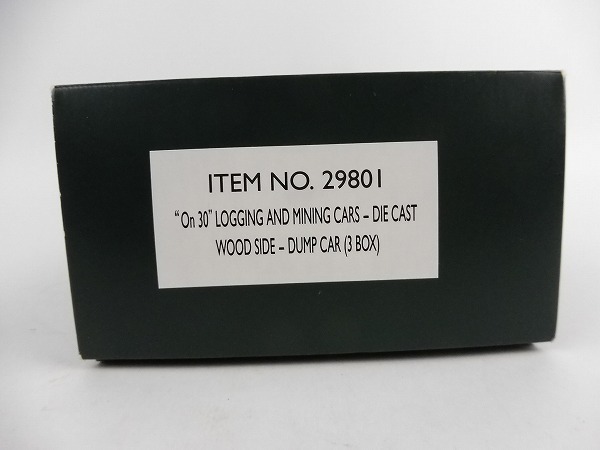 2-50 HOゲージ バックマン on 30 logging and mining cars - die cast wood side-dump car 3box Bachmann 鉄道模型 ...