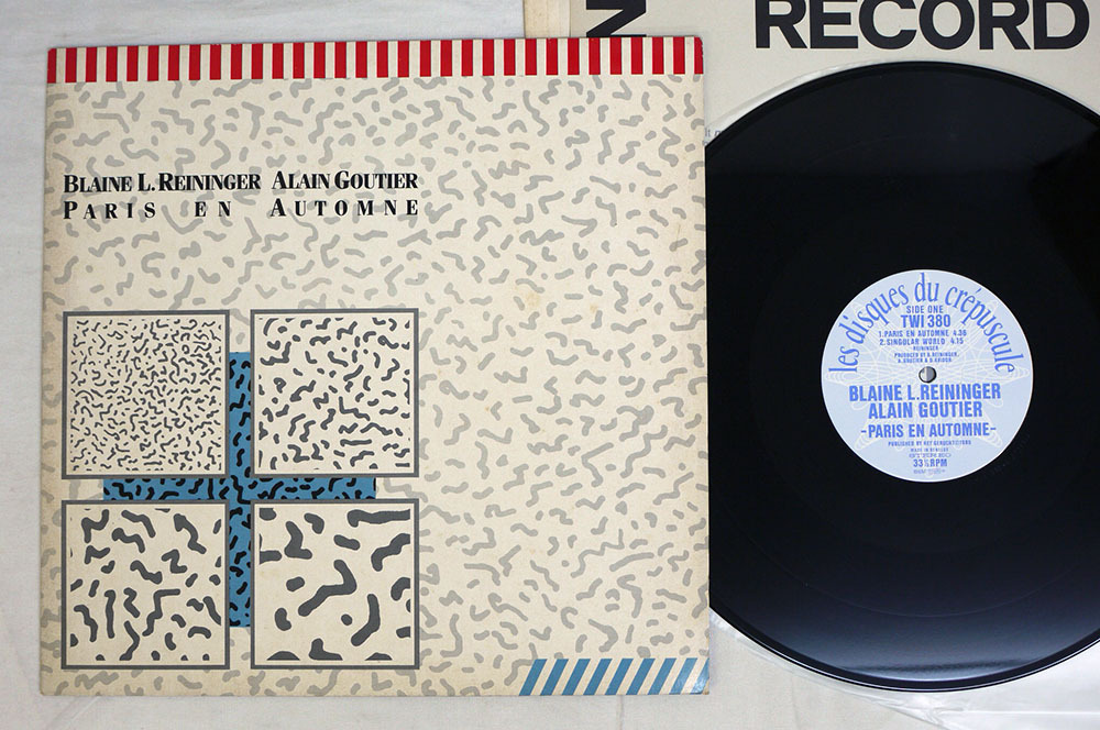 ベルギーオリジ BLAINE L. REININGER ALAIN GOUTIER/PARIS EN AUTOMNE/LES DISQUES ...