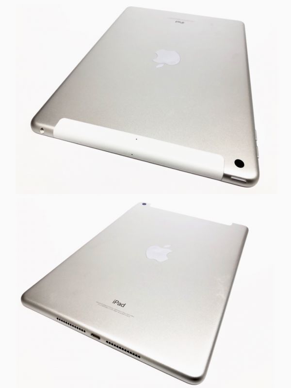 ∇赤ロム永久保証付き Bランク Apple au KDDI iPad 第5世代 32GB MP1L2J/A シルバー 判定 Wifi ...