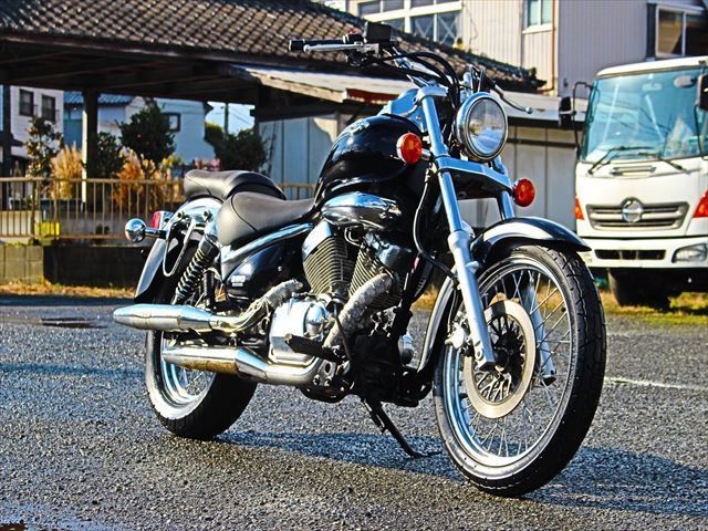 イントルーダー250LC 1円スタート 程度良好 エンジン好調 カスタム車 2000年式 ローン可 全国配送可能 福岡佐賀長崎(126cc ...