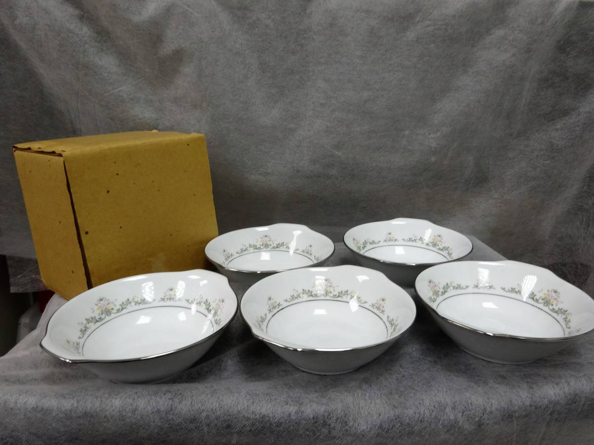 21463H NORITAKE Contemporary EARLY SPRING ノリタケ ボウル/小皿 5枚 セット 箱付属(ノリタケ ...