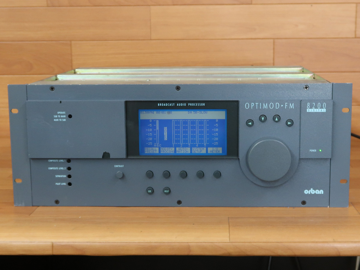 SN266981 orban 8200/U3S OPTIMOD-FM ブロードキャストオーディオプロセッサー 現状渡し品(アマチュア無線 ...
