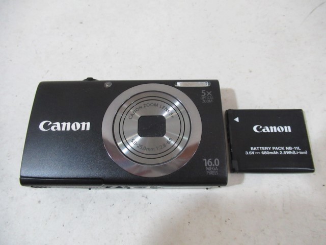 1600万画素 Canon PC1732 ブラック デジタルカメラ デジカメ PowerShot A2300 キャノン パワーショット ...