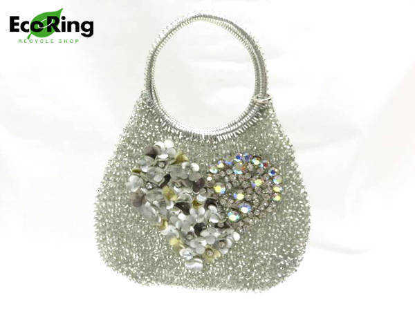 1円 アンテプリマ ワイヤーバッグ 花 ビジュー ハンドバッグ シルバーカラー EJ648(かばん、バッグ)｜売買されたオークション情報、yahooの商品情報をアーカイブ公開 - オークファン ...