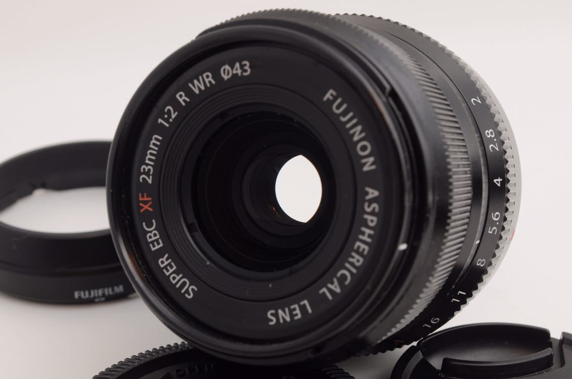 極上 FUJINON フジノン ASPHERICAL SUPEP EBC XF 23mm F2 R WR FUJIFILM 富士フイルム 稀少 ...