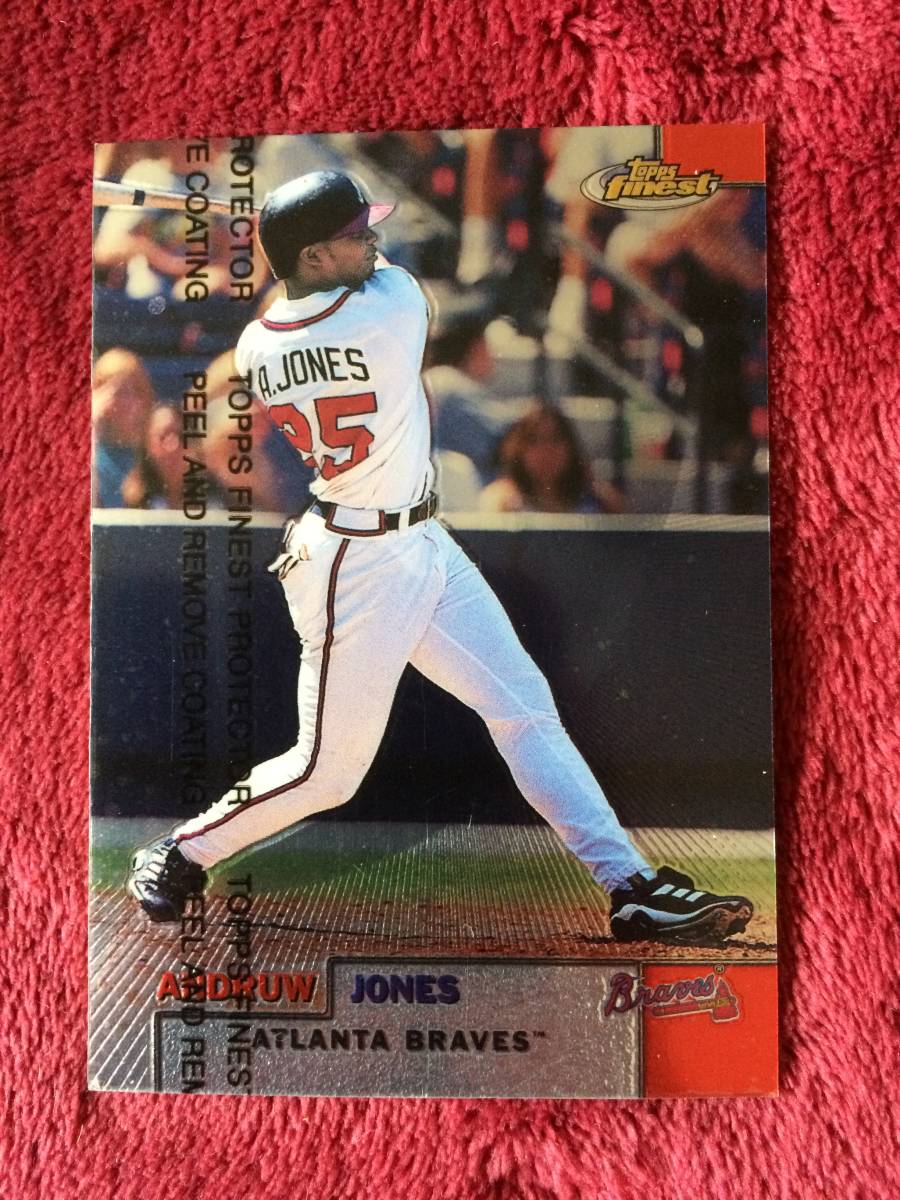 MLB 1999 TOPPS FINEST ANDRUW JONES/アンドリュー ジョーンズ ブレーブス レギュラー NO.215 ...