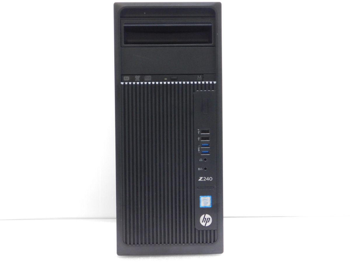 1円スタート HP Workstation Z240 Tower Xeon E3-1270 V5 3.6GHz 16GB HDD1TB ...