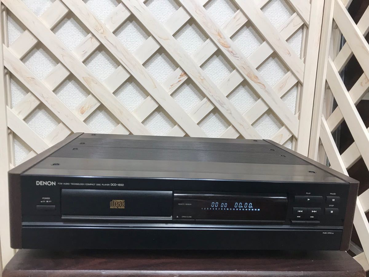 DENON デノン DCD-1650 CDプレイヤー ウッド 通電確認済み(DENON)｜売買されたオークション情報、yahooの商品情報を ...