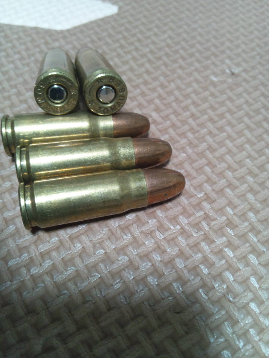 30 Mauser 7.63x25mm マウザー弾 ダミーカート C96 M712 モーゼル カートリッジ エアガン ガスガン モデルガン ...