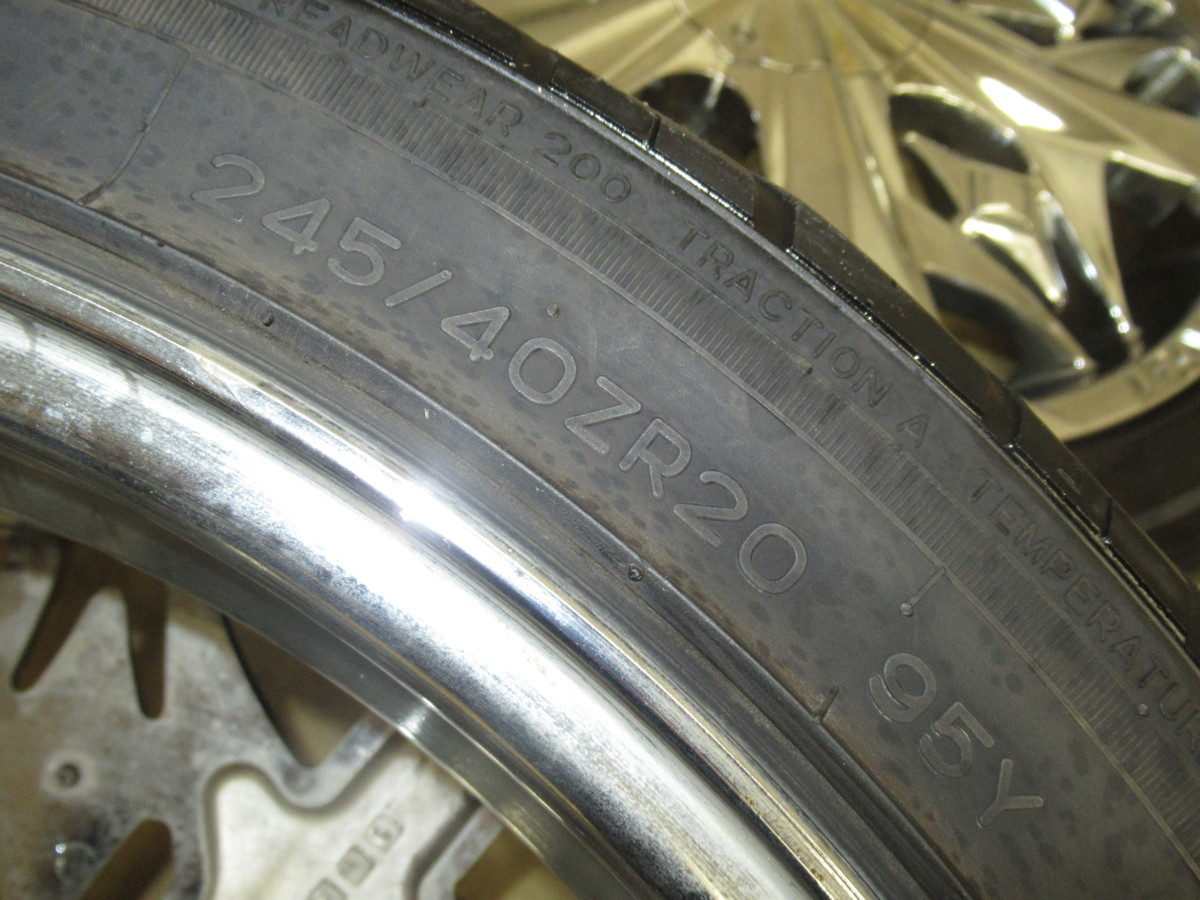 Lexani FIRE レグザーニ ファイヤー 8.5J-20 off+40 pcd114.3/5H ハブ径73ミリ 245/40ZR20 ...