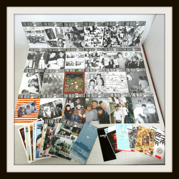 THE BLUE HEARTSの会報 THE BLUE PARTS 1988年1月 1995年11月 抜けなし 46冊+おまけ 10(ファン ...