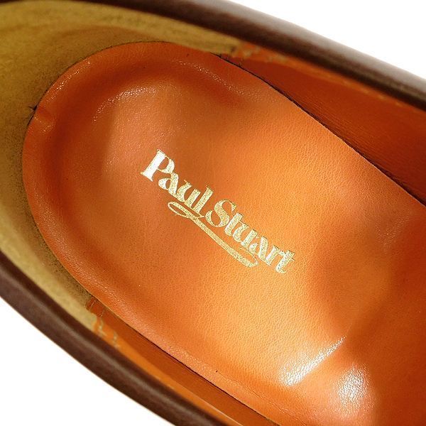 Paul Stuart ポールスチュアート 三越伊勢丹取扱 日本製 PS-4025 レザースリッポン ビジネスシューズ 24EEE 濃茶 050 0718_325(24.0cm以下)｜売買され ...