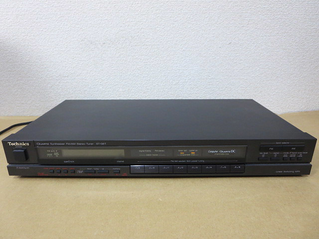 S1961 ジャンク Technics テクニクス ST-G6T FM/AMステレオチューナー 通電確認済 動作不良 現状渡し(チューナー ...