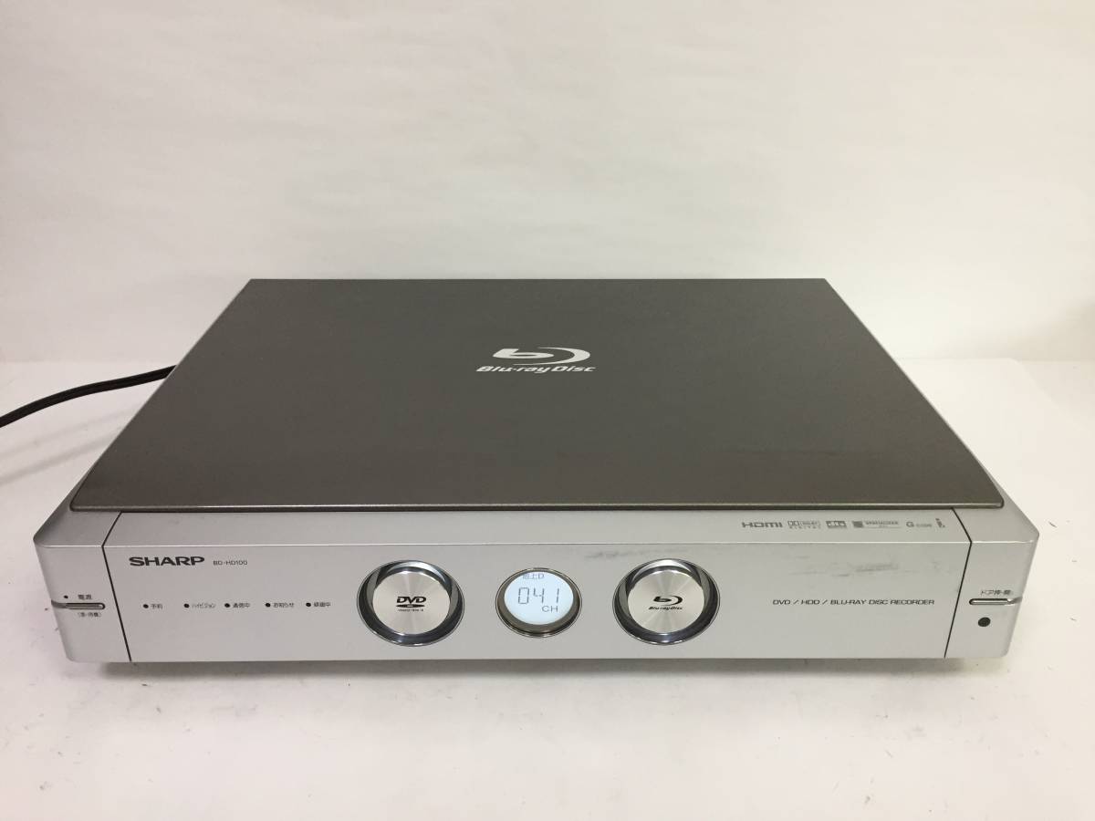 SHARP BDレコーダー BD-HD100 ジャンク4934(シャープ)｜売買されたオークション情報、yahooの商品情報をアーカイブ公開 - オークファン（aucfan.com）