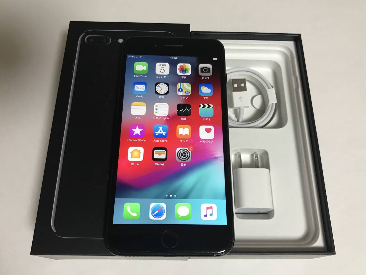 バッテリー良好 SIMフリー iPhone7Plus 128GB ジェットブラック 付属品付 格安SIM 1円開始 iPhone7プラス(国内版SIMフリー)｜売買されたオークション情報 ...
