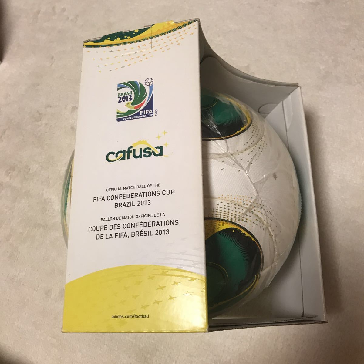 adidas OFFICIAL MATCH BALL COPA DAS CONFEDERACOES DA FIFA BRASIL 2013 ...