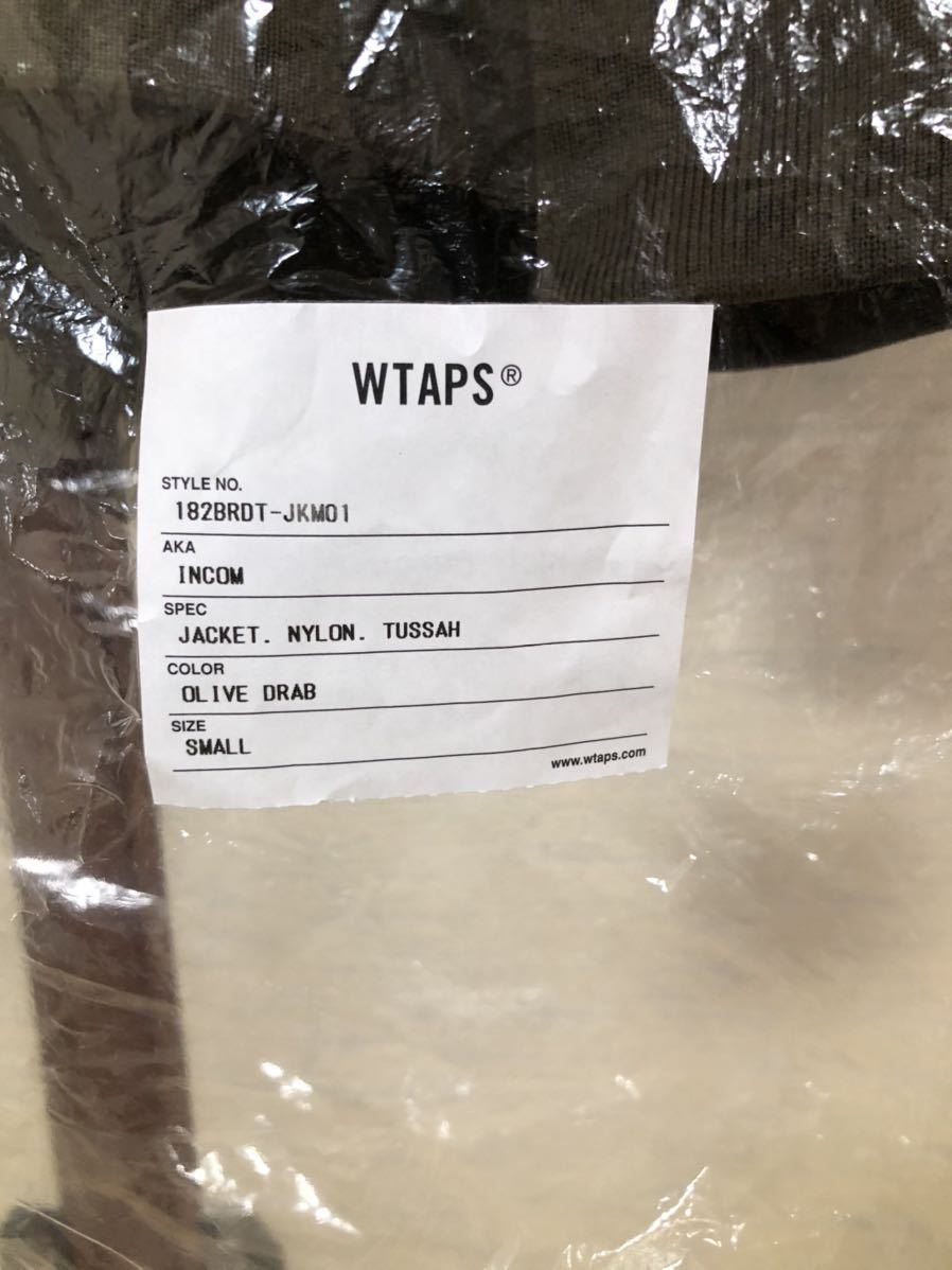 ダブルタップス ＜WTAPS＞18AW INCOM / JACKET. NYLON. TUSSAH 182BRDT-JKM01 サイズ01 カラーOD(ジャンパー、ブルゾン)｜売買された ...