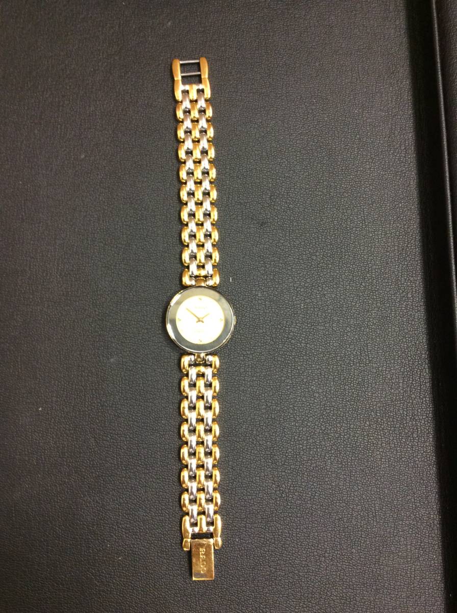 U7720 RADO/ラドー FLORENCE/フローレンス クォーツ ゴールド/シルバー レディース 153.3678.2 テスター〇 腕 ...