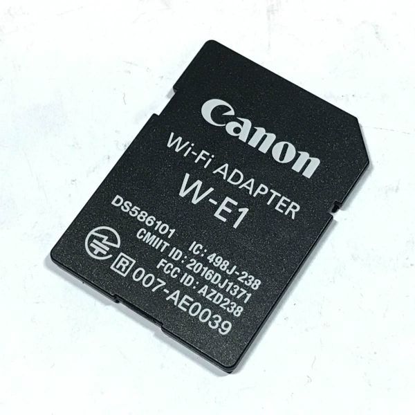 Canon Wi-Fiアダプター W-E1 EOS 5Ds / EOS 5Ds R / EOS 7D Mark II用 /キヤノン wi-fi ...
