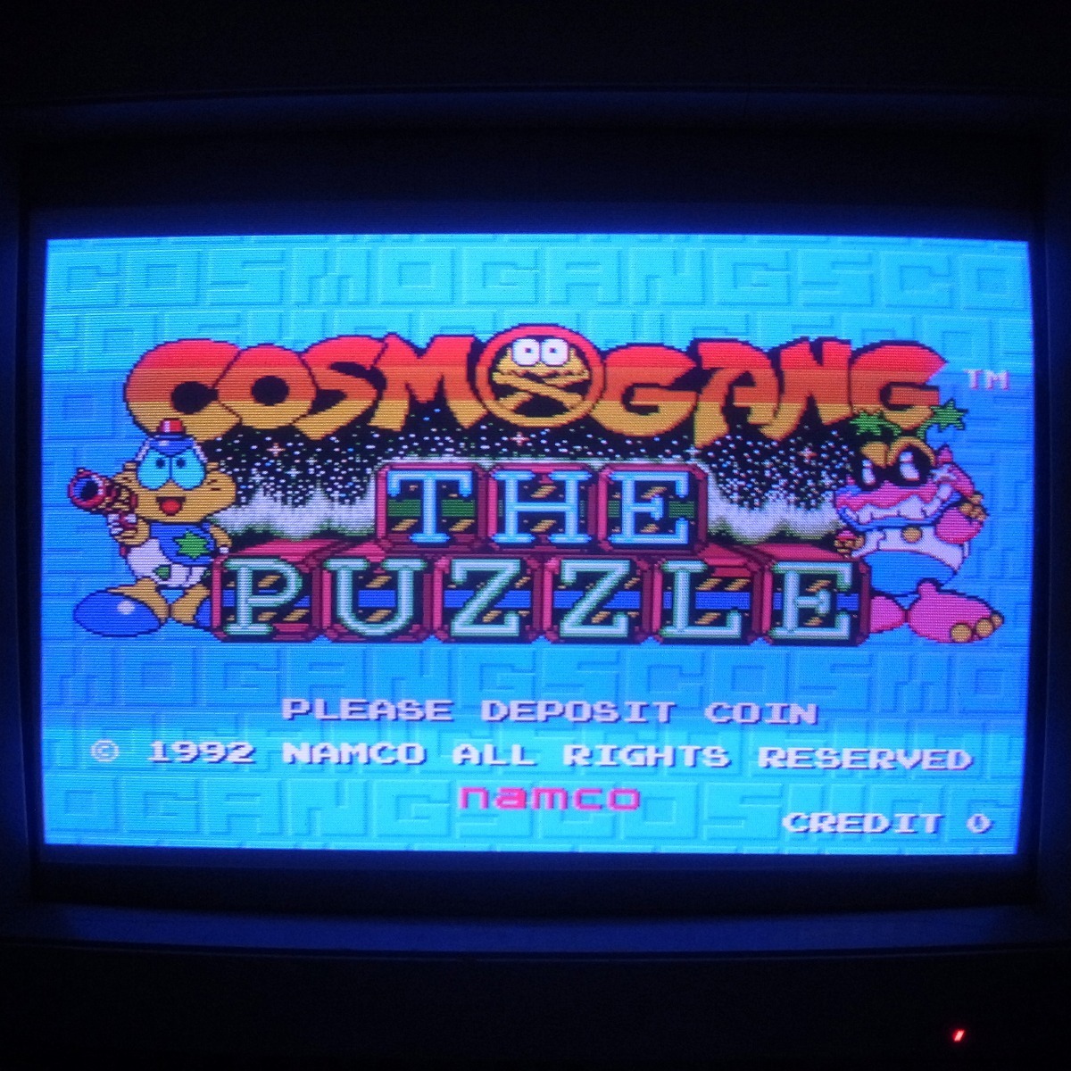 ナムコ/NAMCO コズモギャング ザ パズル COSMO GANG THE PUZZLE 電解コンデンサ全交換済 NA-1マザー ジャンク ...