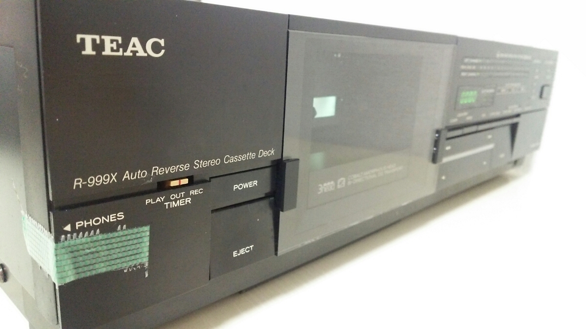 倉庫整理 ジャンク TEAC ティアック 3ヘッド ステレオカセットデッキ R-999X その② Auto Reverse Stereo ...