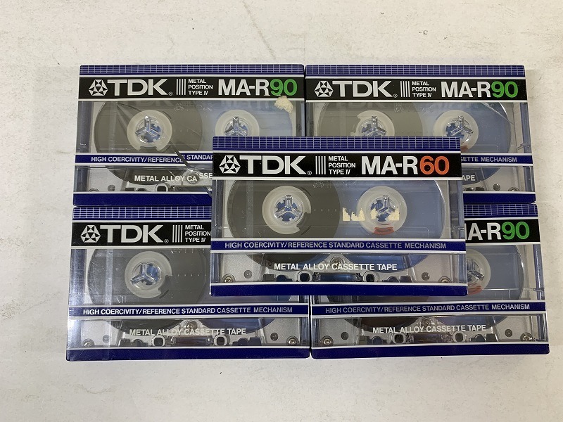 L55/ TDK カセットテープ MA-R60/90 60 1点 90 4点 計5点セット/TYPE IV メタルポジション z(記録媒体 ...