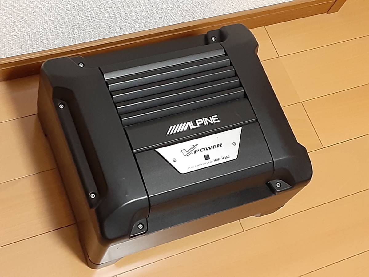 ALPINE アルパイン 350Wサブウーハー MRP－M350 SWD-2000 カーオーディオ