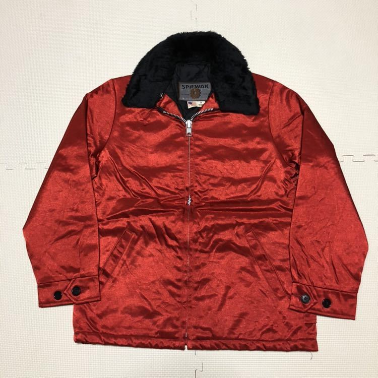 I.SPIWAK&SONS スピワック&ソンズ USA製 タイタンクロス ミリタリージャケット S 赤 レディース ブランド別