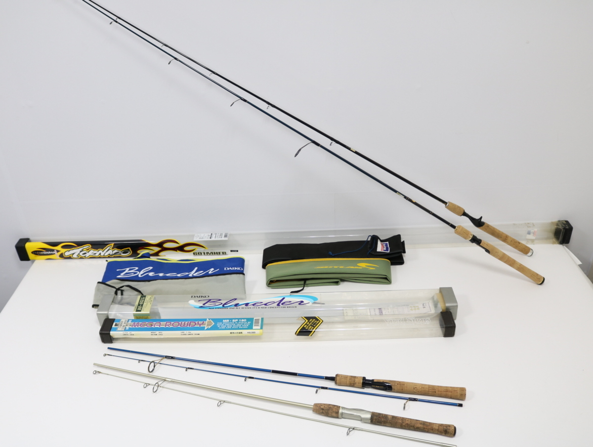 ダイワ トルネード TD-TO 601MHFB ダイコー サイラス SYS-66L ダイコー ブルーダー BS-602L MEGA ROWDY MR-SP180 計4本(その他)｜売買された ...