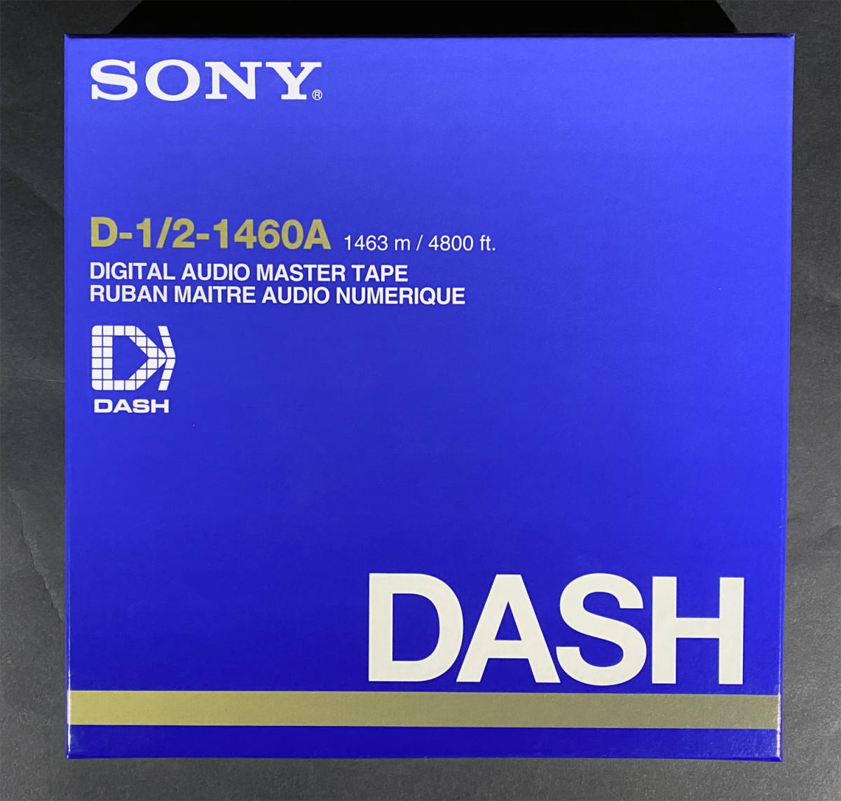 SONY Digital Audio Master Tape D-1/2-1-1460A デジタルマスターオーディオテープ 1/2inc 1460m 10号リール 2本(記録媒体)｜売買された ...