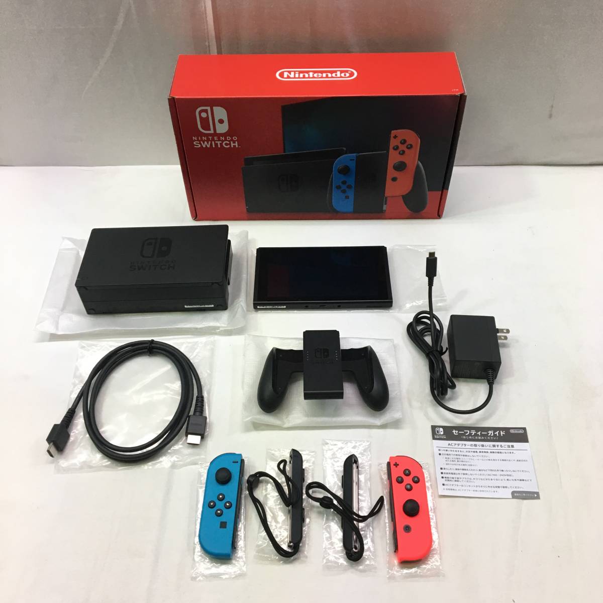 Ge08 新型 ニンテンドー スイッチ 本体 ネオンカラー HAD-S-KABAA SWITCH ジャンク Joy-Con 任天堂 ...