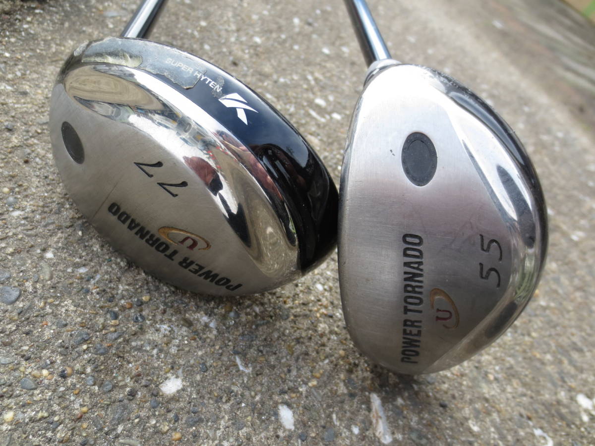 ゴルフクラブ Kasco キャスコ POWER TORNADO パワートルネード U55/U77 ユーティリティ CORKSCREW R2 ...