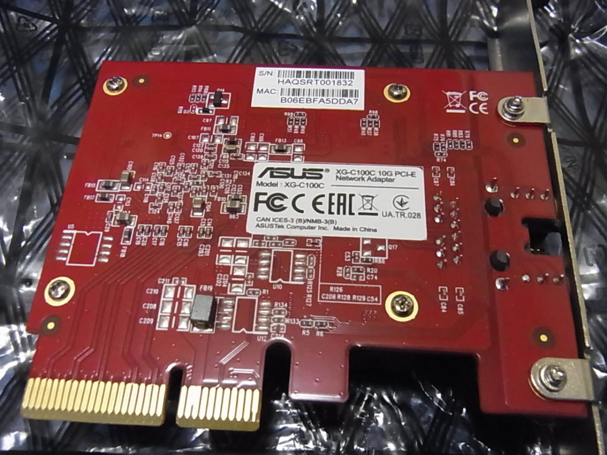 ASUS 10GネットワークアダプタPCI-Ex4カード XG-C100C(LANカード)｜売買されたオークション情報、yahooの商品情報を ...