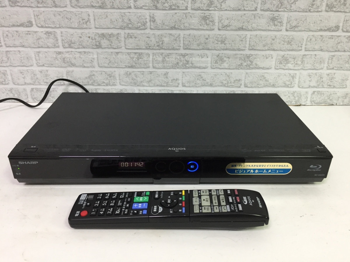 SHARP BDレコーダー BD-W2300 品6255(シャープ)｜売買されたオークション情報、yahooの商品情報をアーカイブ公開 - オークファン（aucfan.com）