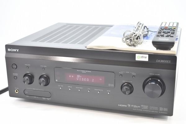 動確 SONY ソニー TA-DA3600ES マルチチャンネル インテグレート AVアンプ 7.1ch 取説 リモコン付 オーディオ機器 ...