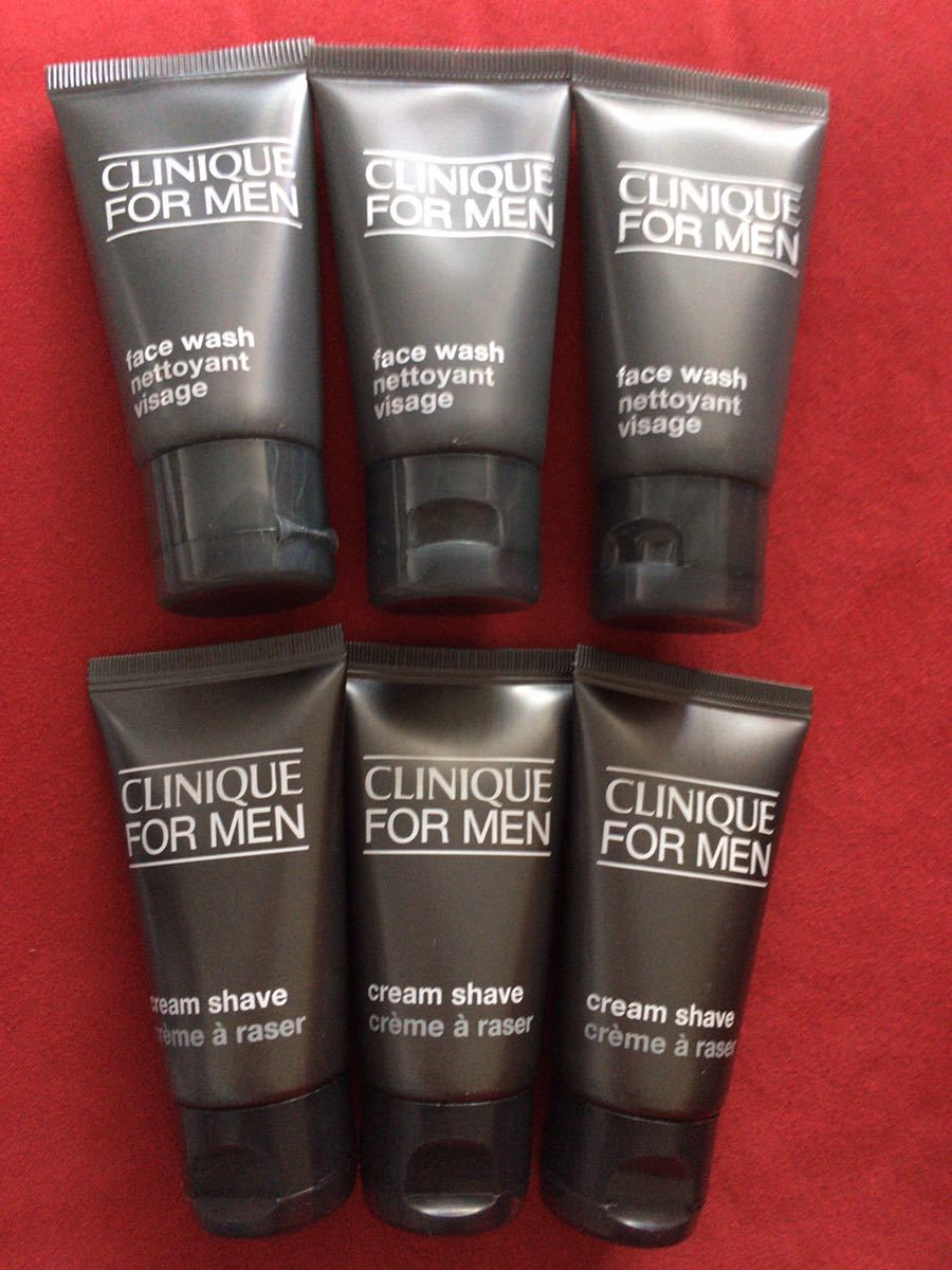 送料210円 男性用メンズ クリニークフォーメン クリームシェーヴ30mlx3個=90ml フェイスウォッシュ30mlx3個=90ml 計6個(クリニーク)｜売買されたオークション情報 ...