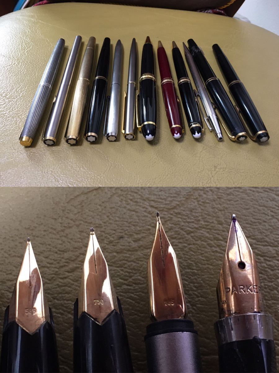 MONTBRANC モンブラン MEISTERSTOCK 万年筆 ボールペン シャーペン パーカーSTERRING スターリングシルバー ペン ...