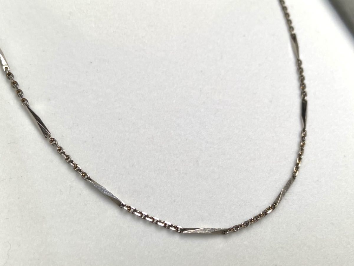 PT プラチナ ロングネックレス チェーン レディース PT850 10.2g｜プラチナ