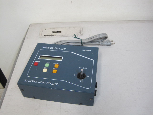 シグマ光機／SIGMA KOKI MINI-5P 2軸 ステージコントローラ 通電確認のみ h00653(光学測定器)｜売買されたオークション情報、yahooの商品情報をアーカイブ公開 ...
