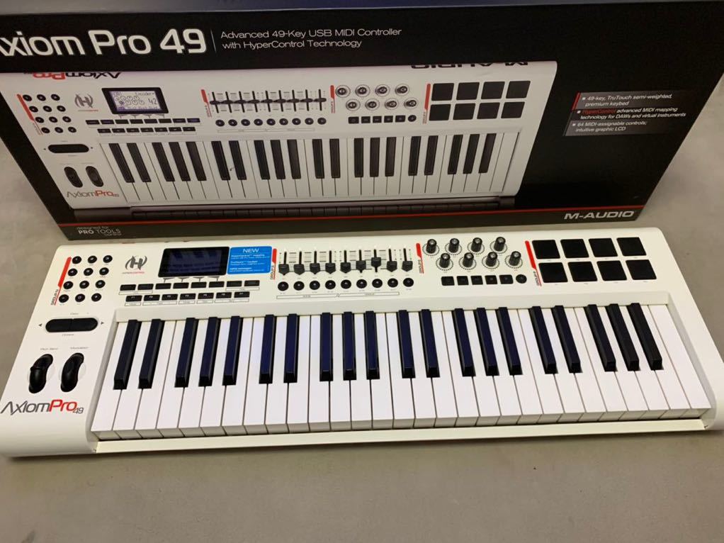 ジャンク品 M-AUDIO MIDIコントローラー キーボード Axiom Pro 49(MIDIキーボード、コントローラー)｜売買された ...