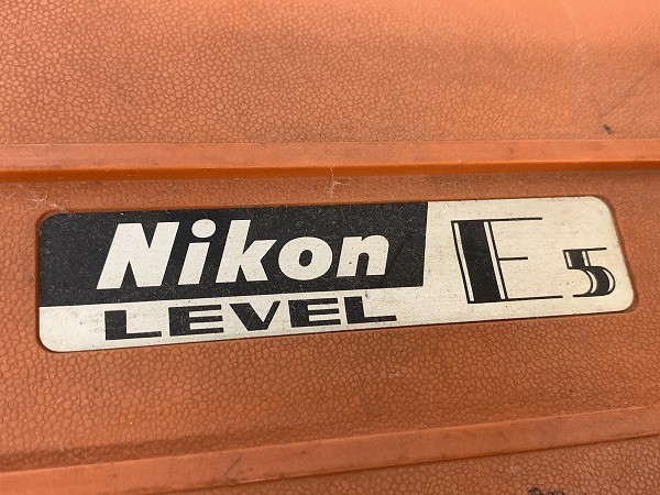C221-M10-17 NIKON LEVEL E5 ニコン 測量機 計測器 現状品⑨(測量、角度計)｜売買されたオークション情報、yahooの商品情報をアーカイブ公開 - オークファン ...