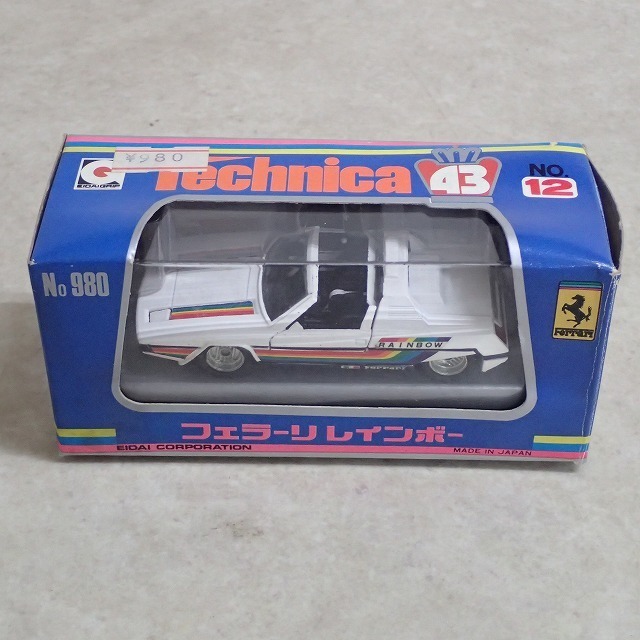 エーダイグリップ 1/43 テクニカ フェラーリ レインボー No.12 永大 エイダイ EIDAI Technica Ferrari Rainbow 10(乗用車)｜売買されたオークション ...