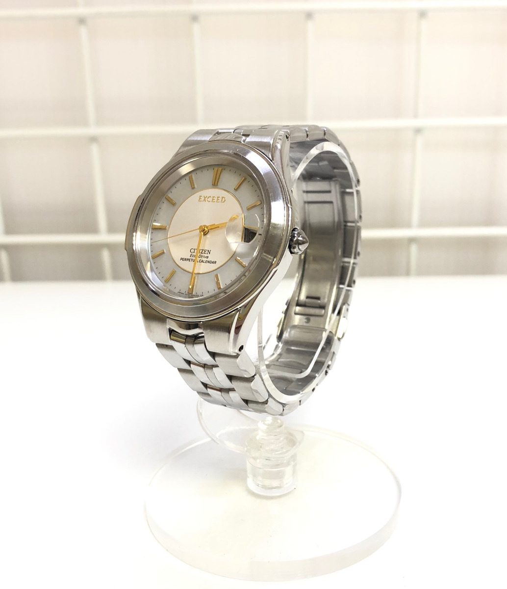 CITIZEN EXCEED シチズン エクシード エコドライブ 腕時計 E510-H28011 TA シルバー 103(エクシード)｜売買さ ...